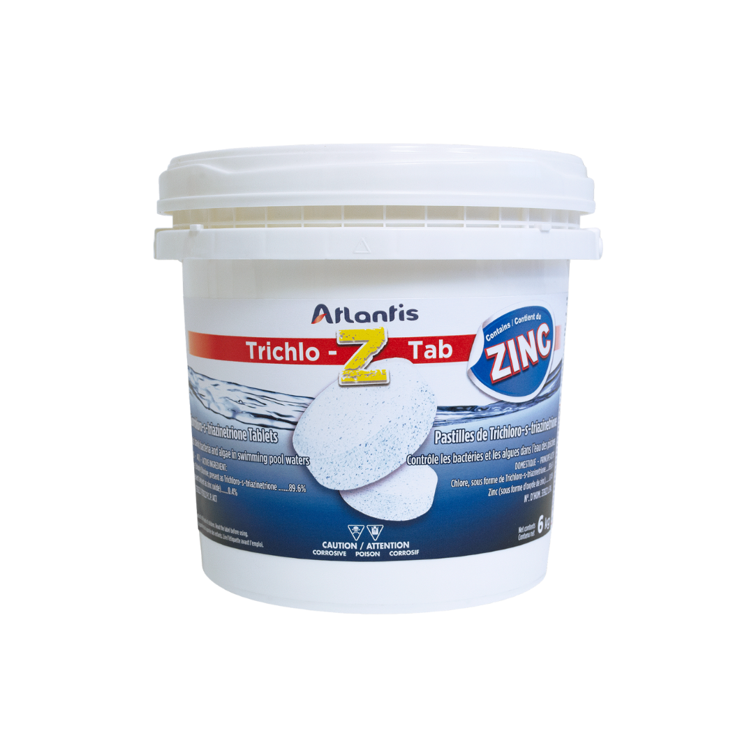 Chlore en Pastille Bleues 'Trichloro Z Tabs' | Atlantis | Piscines Ste ...