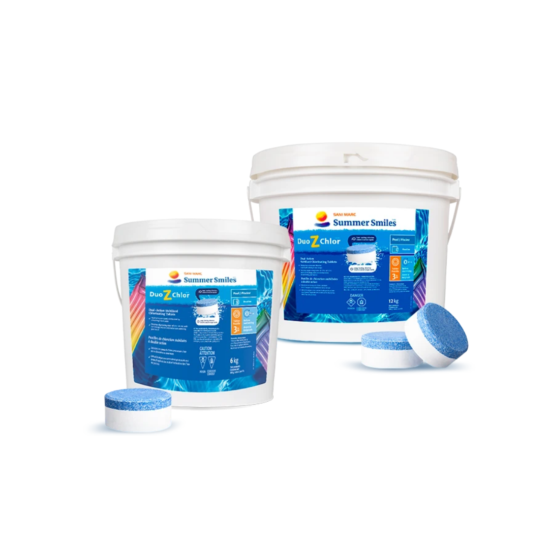 Pastilles de Chlore 'Duo Z Chlor' | Summer Smiles | Piscines Ste-D'eau